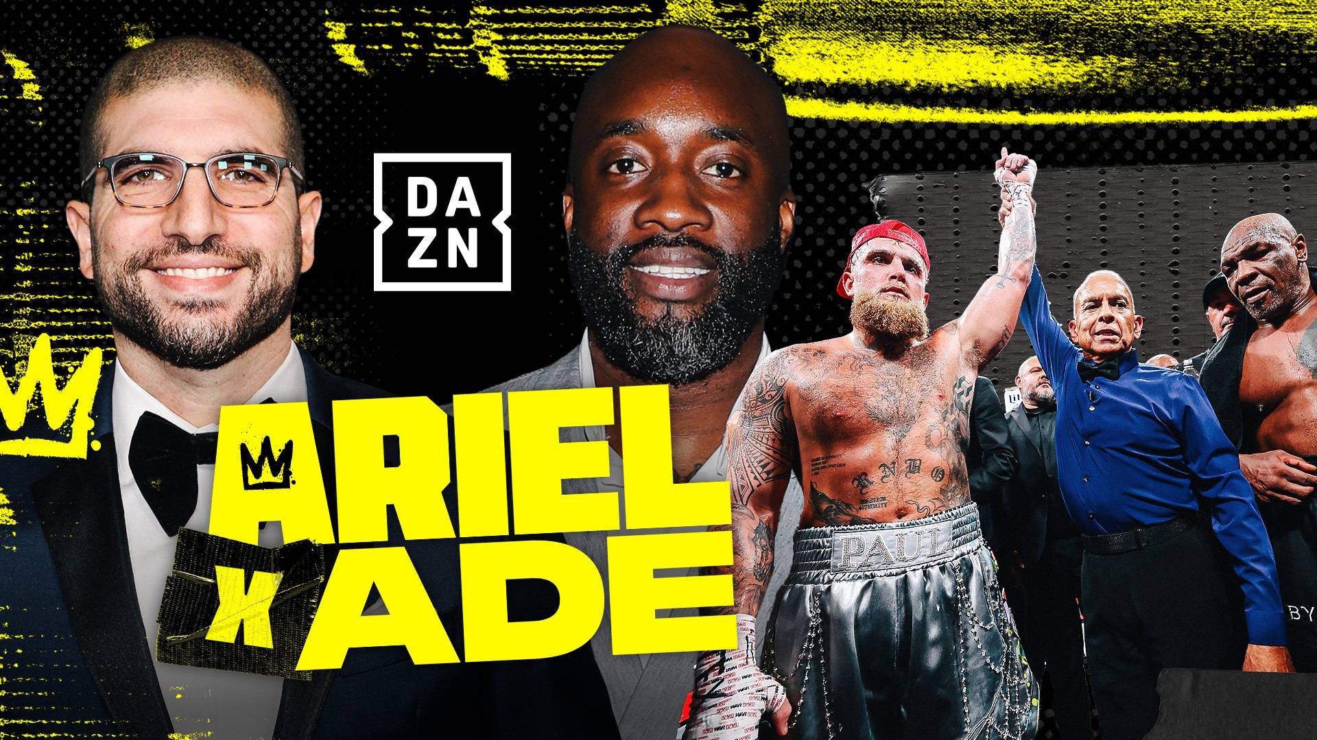 Watch Ariel x Ade: The Boxing Show Live Stream | DAZN SS