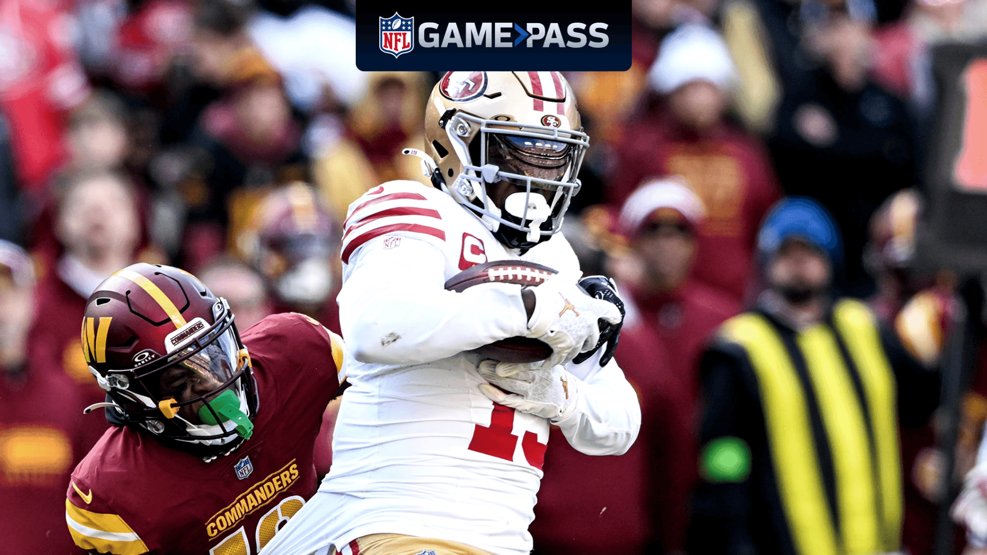 Watch 49ers @ Commanders Live Stream | DAZN IT