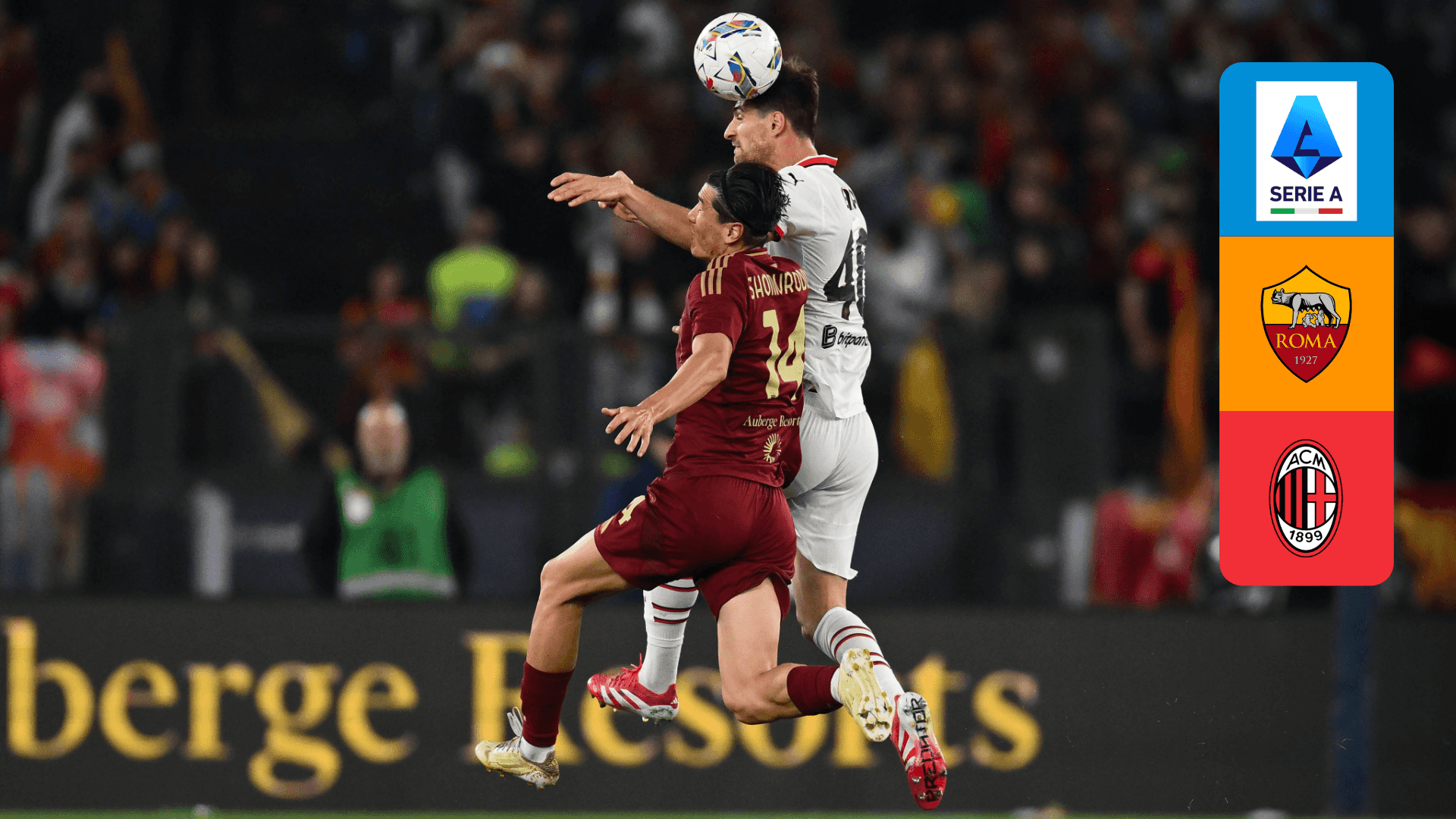 Watch Roma - Milan (Italian commentary) Live Stream | DAZN CH