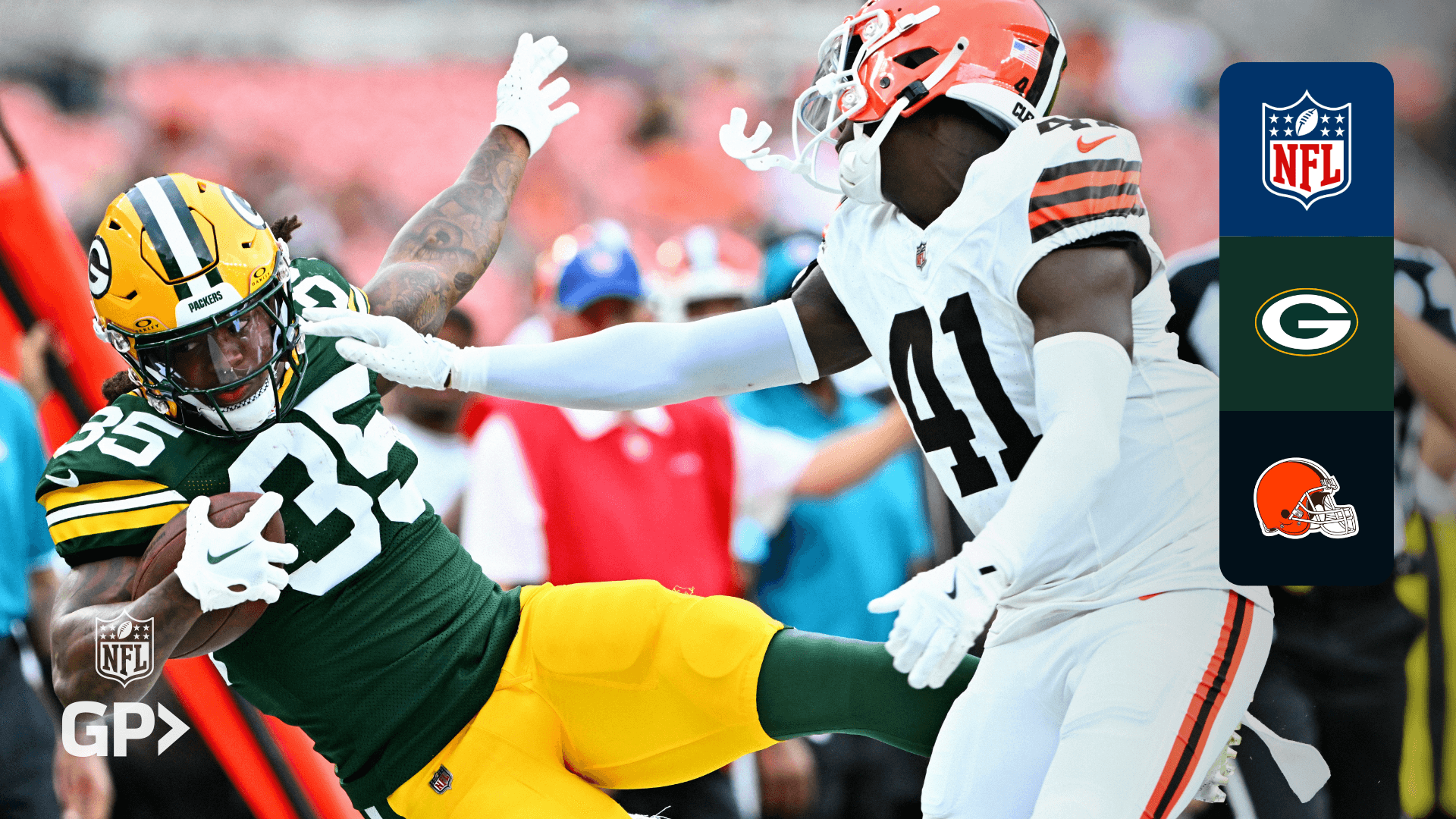 Watch Packers @ Browns Live Stream | DAZN PS