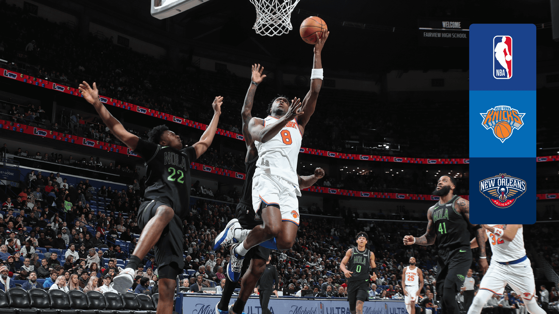 Watch New York Knicks @ New Orleans Pelicans Live Stream Online | DAZN ES