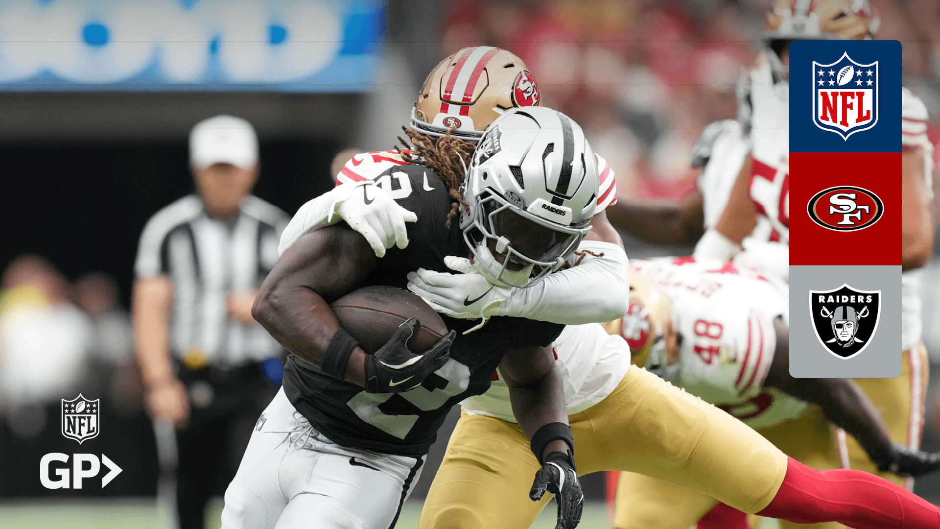 Watch 49ers @ Raiders Live Stream | DAZN GB