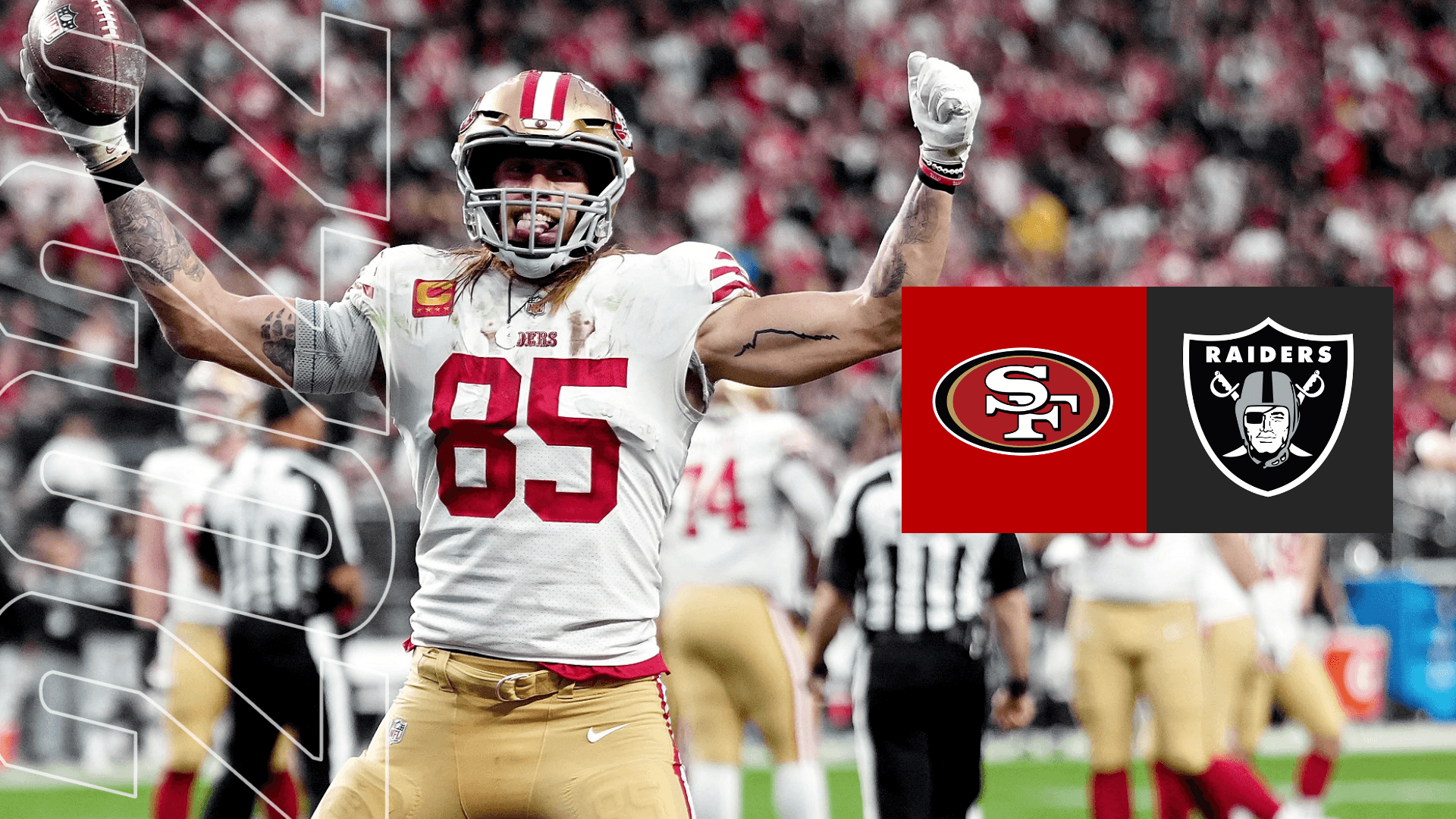 Assista a 49ers x Raiders ao vivo | DAZN BR