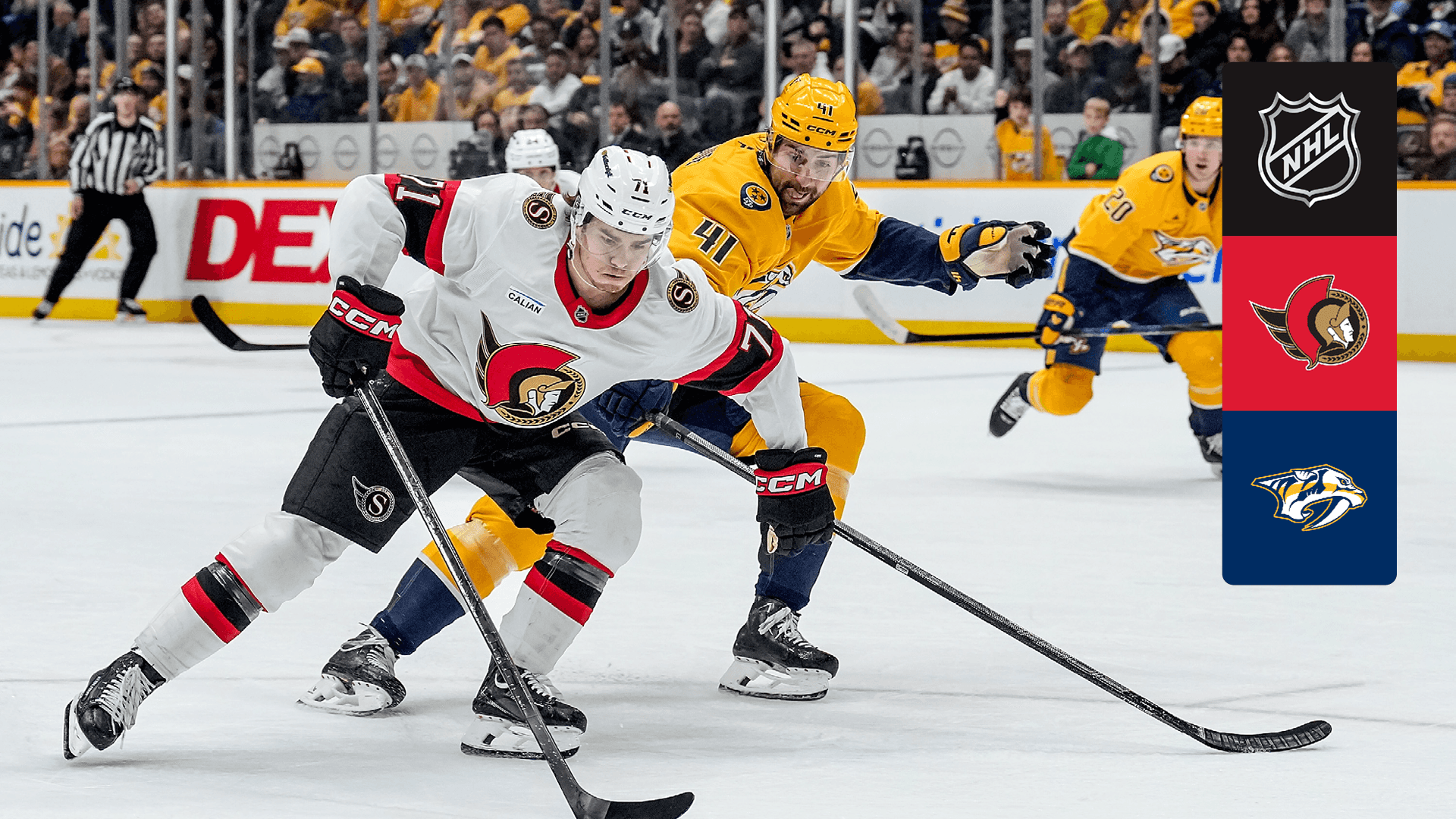 Watch Senators @ Predators Live Stream Online | DAZN PH