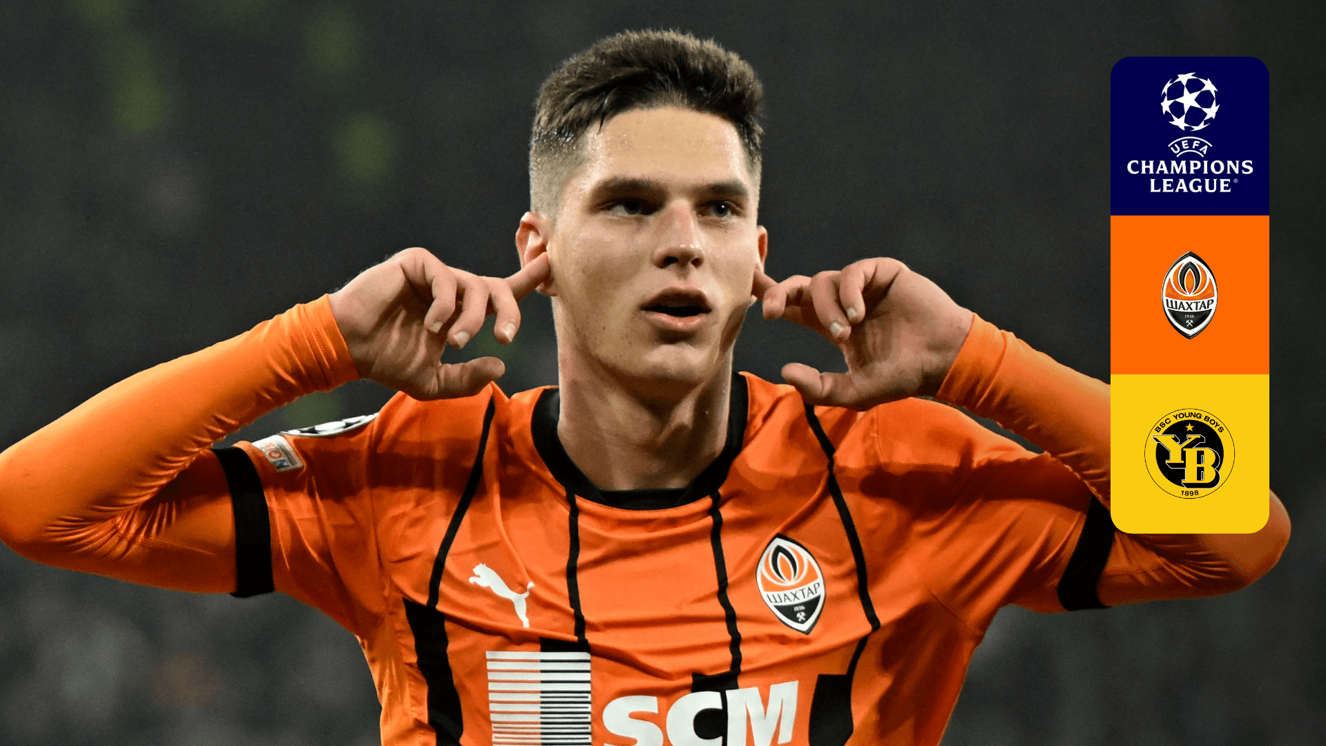 Ver: Georgiy Sudakov | Shakhtar Donetsk x Young Boys em Direto | DAZN PT