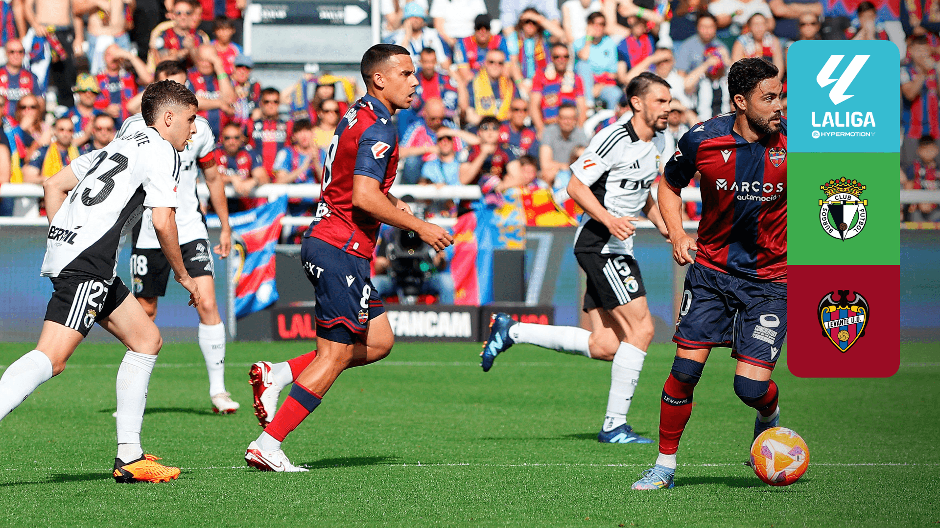 Watch Burgos CF - Levante UD Live Stream | DAZN ES