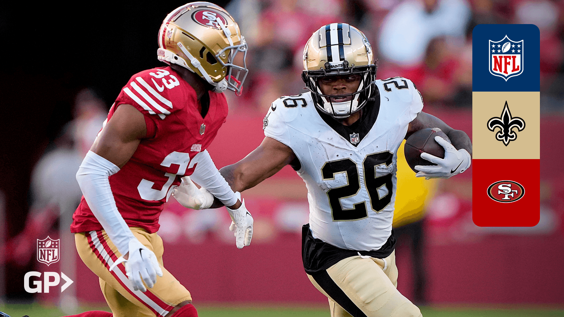 Watch Saints @ 49ers Live Stream | DAZN VC