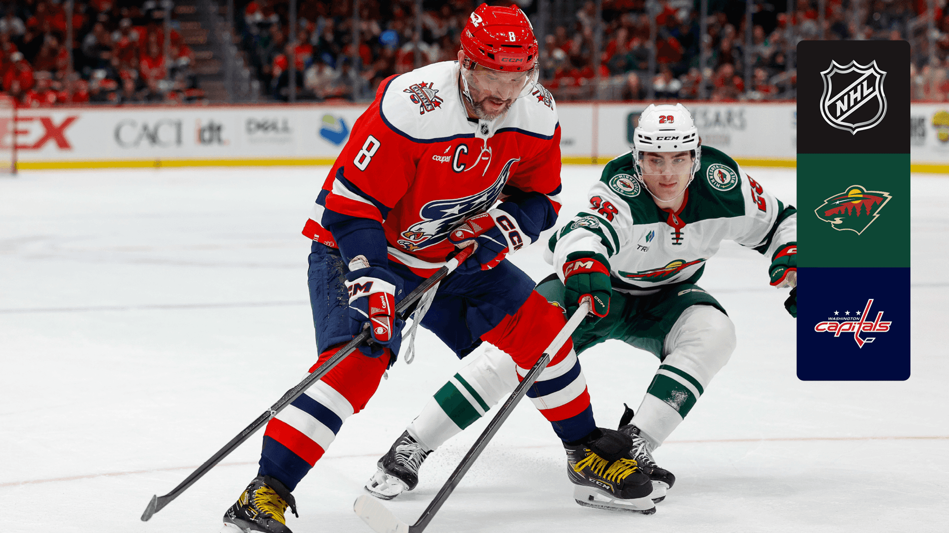 Wild vs. Capitals in Diretta Streaming | DAZN IT