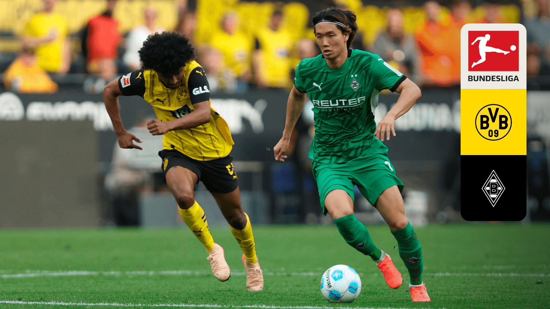 Watch Borussia Dortmund - Borussia M'gladbach (CH) Live Stream | DAZN LI