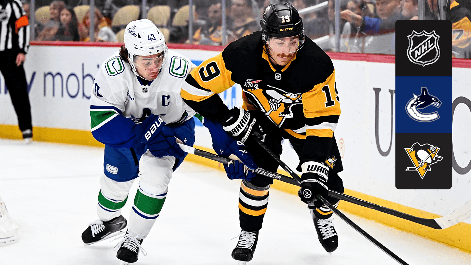 Watch Canucks @ Penguins (Away Broadcast) Live Stream Online | DAZN DZ