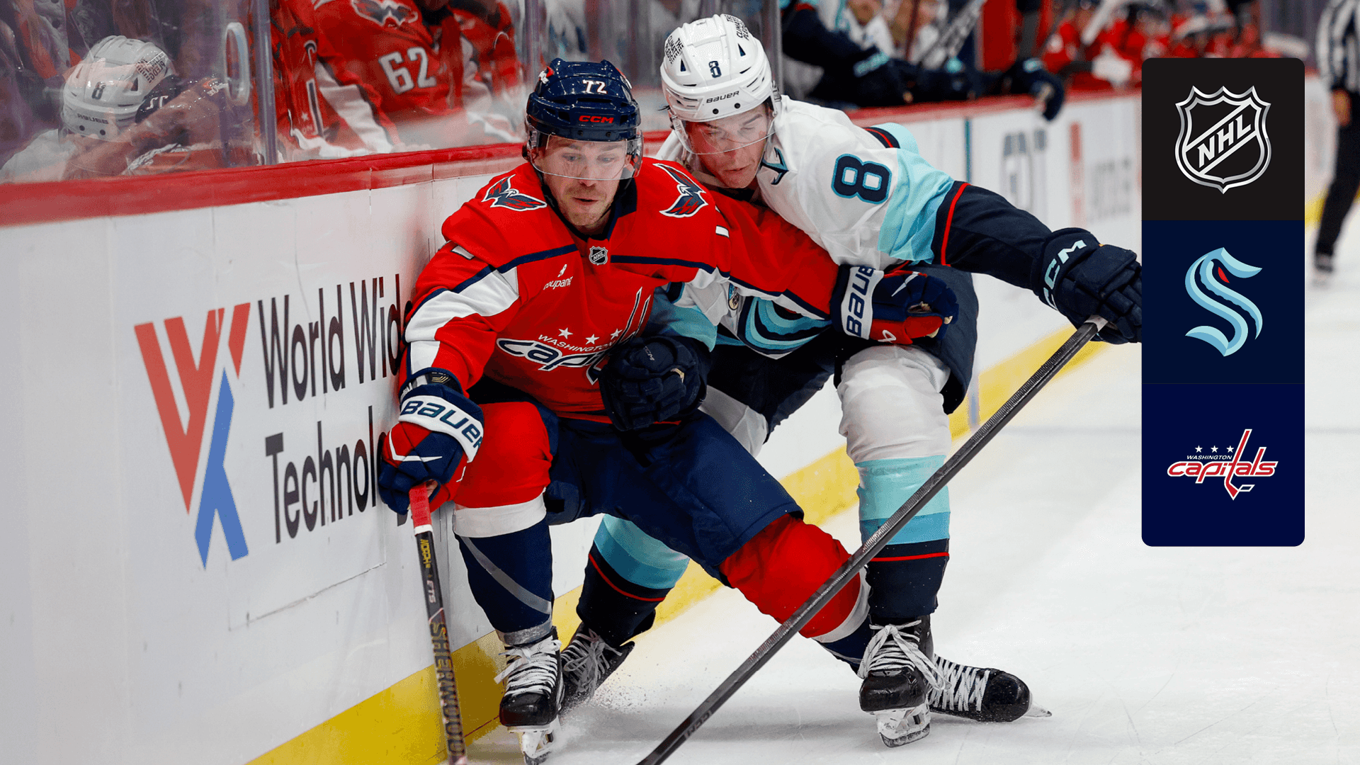 Watch Kraken @ Capitals Live Stream Online | DAZN IT