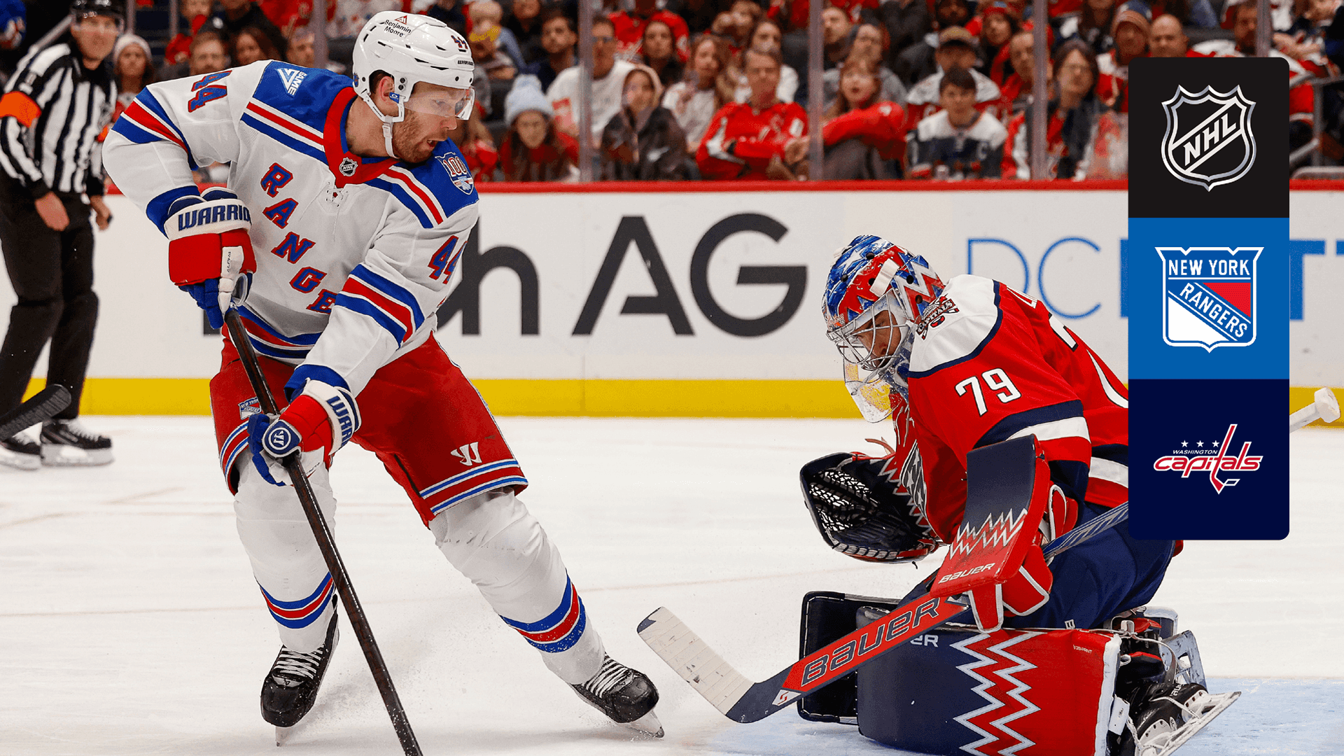 Watch Rangers @ Capitals Live Stream Online | DAZN GB