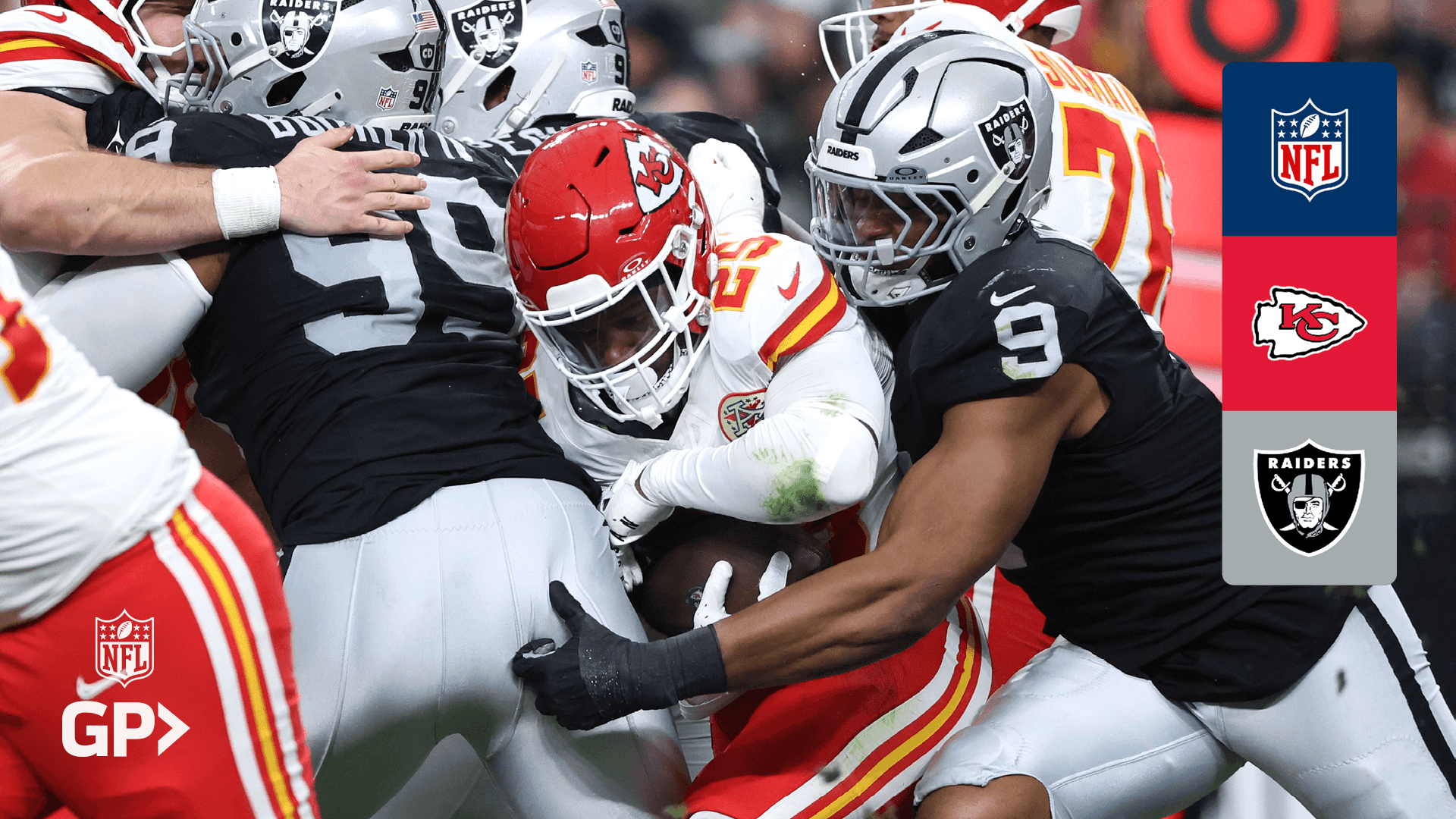 Watch Chiefs @ Raiders Live Stream Online | DAZN AE