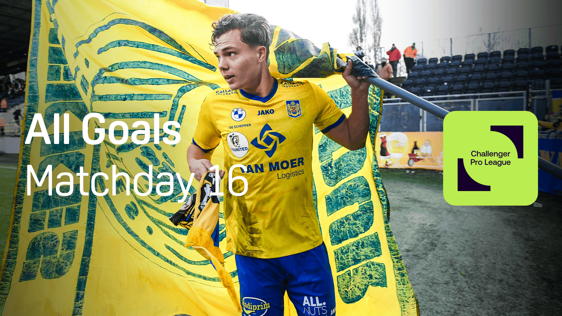 Watch Challenger Pro League: All goals Matchday 16 Online | DAZN BE