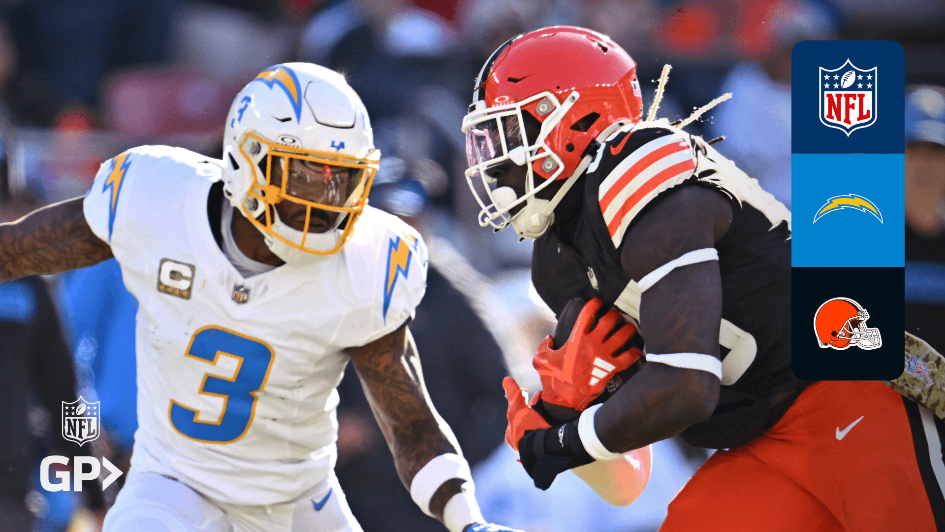 شاهد البث المباشر لـ Chargers @ Browns | DAZN EG