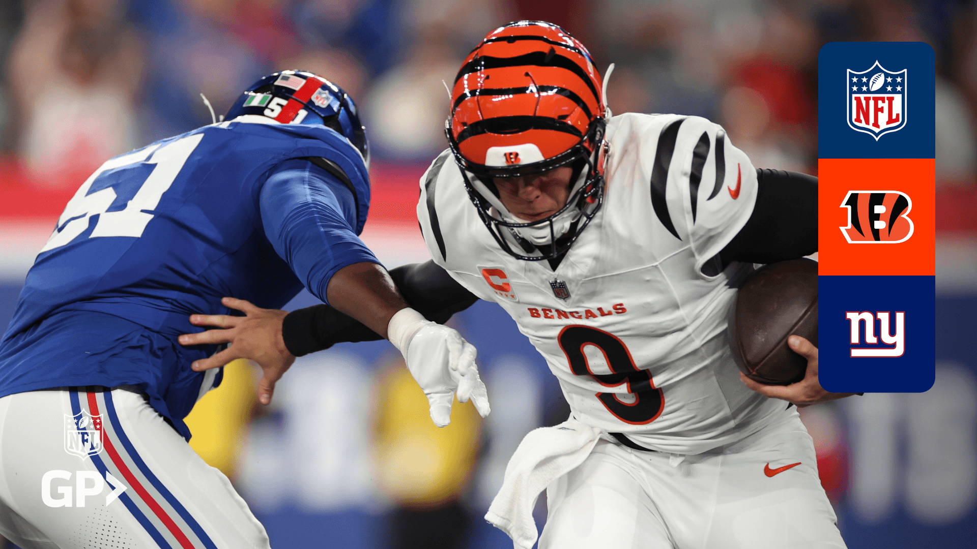 Assista a Bengals x Giants ao vivo | DAZN BR