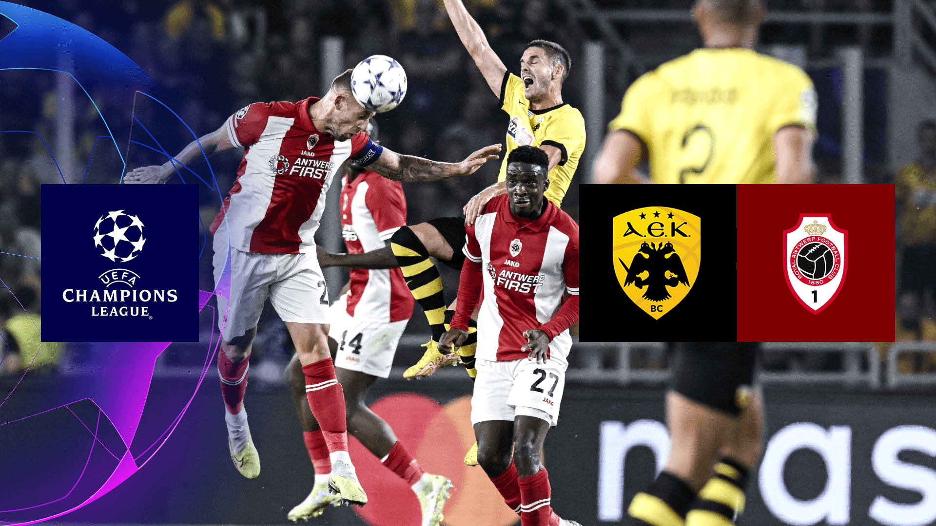 Watch AEK Athens v Antwerp Live Stream | DAZN DE