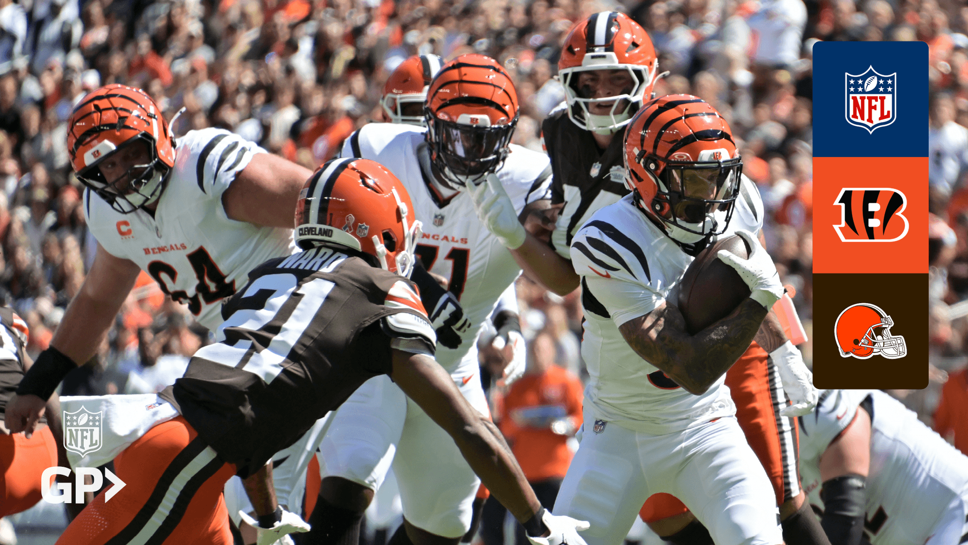 Assista a Bengals @ Browns (Em português) ao vivo | DAZN BR