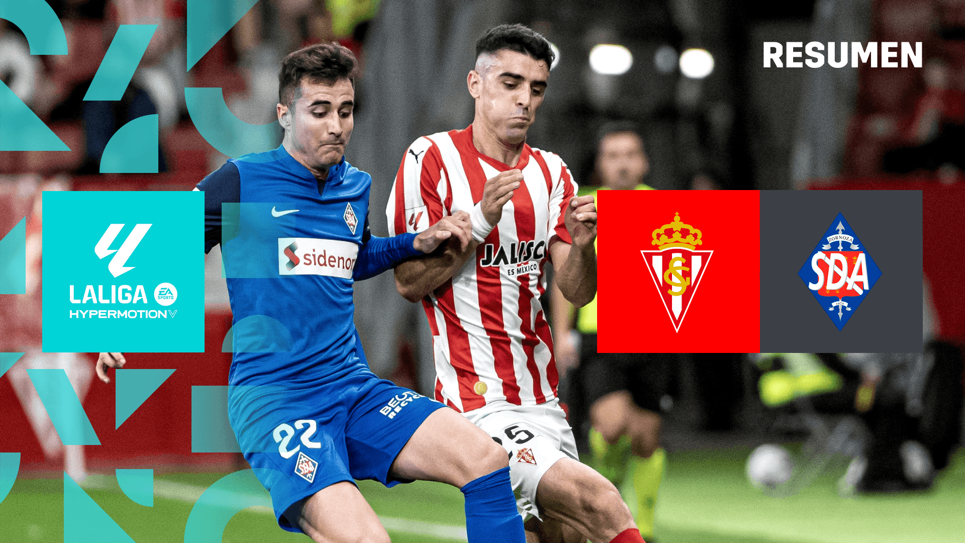 Watch Real Sporting - SD Amorebieta (Highlights) Live Stream | DAZN ES