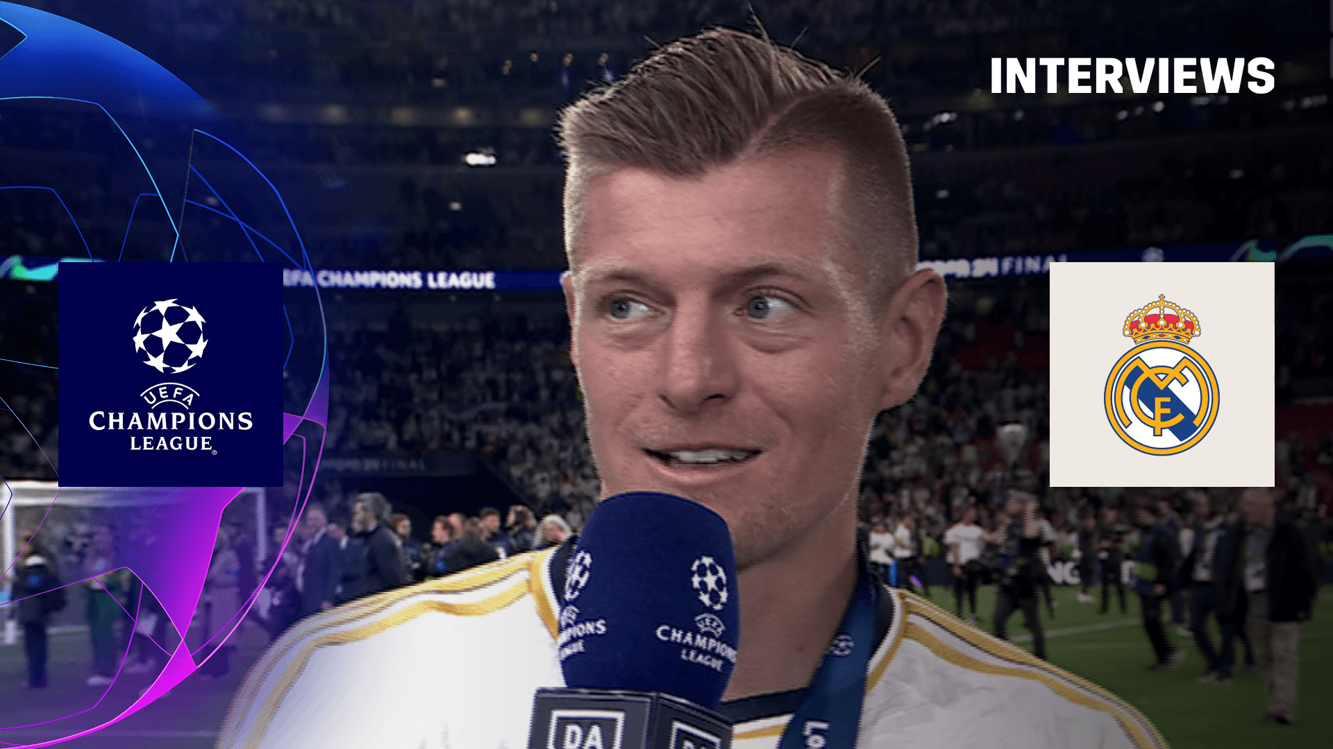 Watch Toni Kroos after his 6th title: "It's amazing that it happened ...