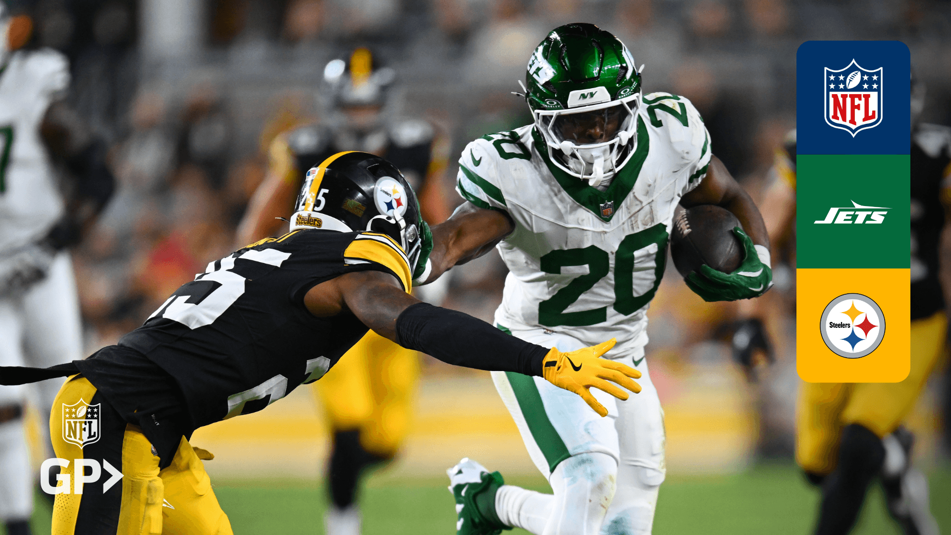 شاهد البث المباشر لـ Jets @ Steelers | DAZN EG