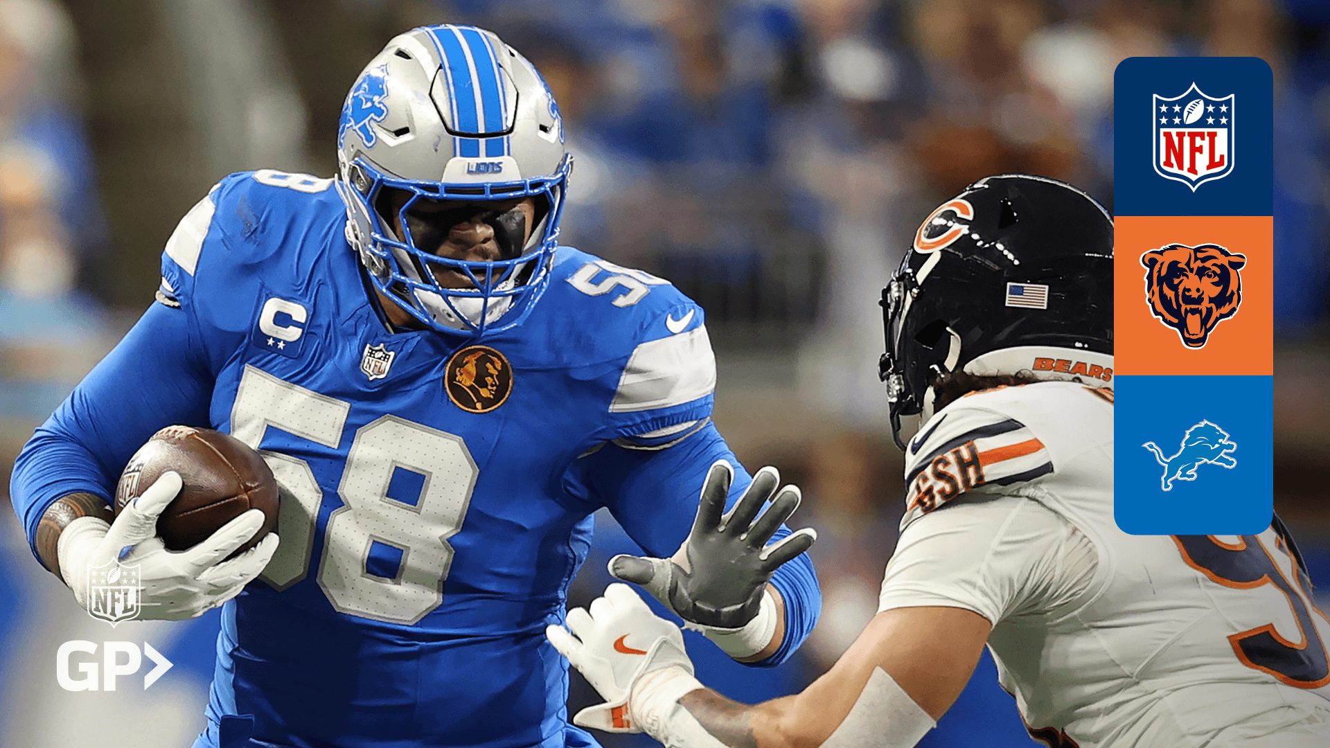 Watch Bears @ Lions Live Stream | DAZN PS