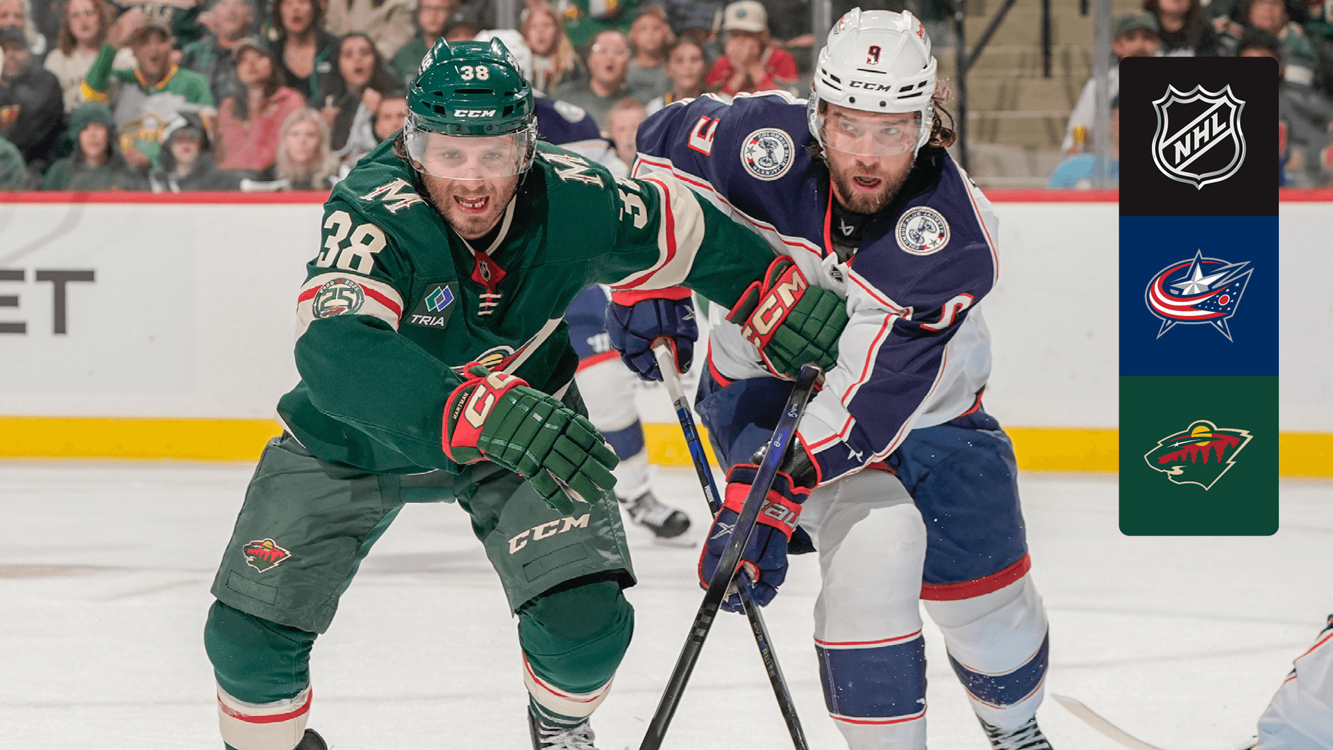 Watch Blue Jackets @ Wild Live Stream Online | DAZN FR