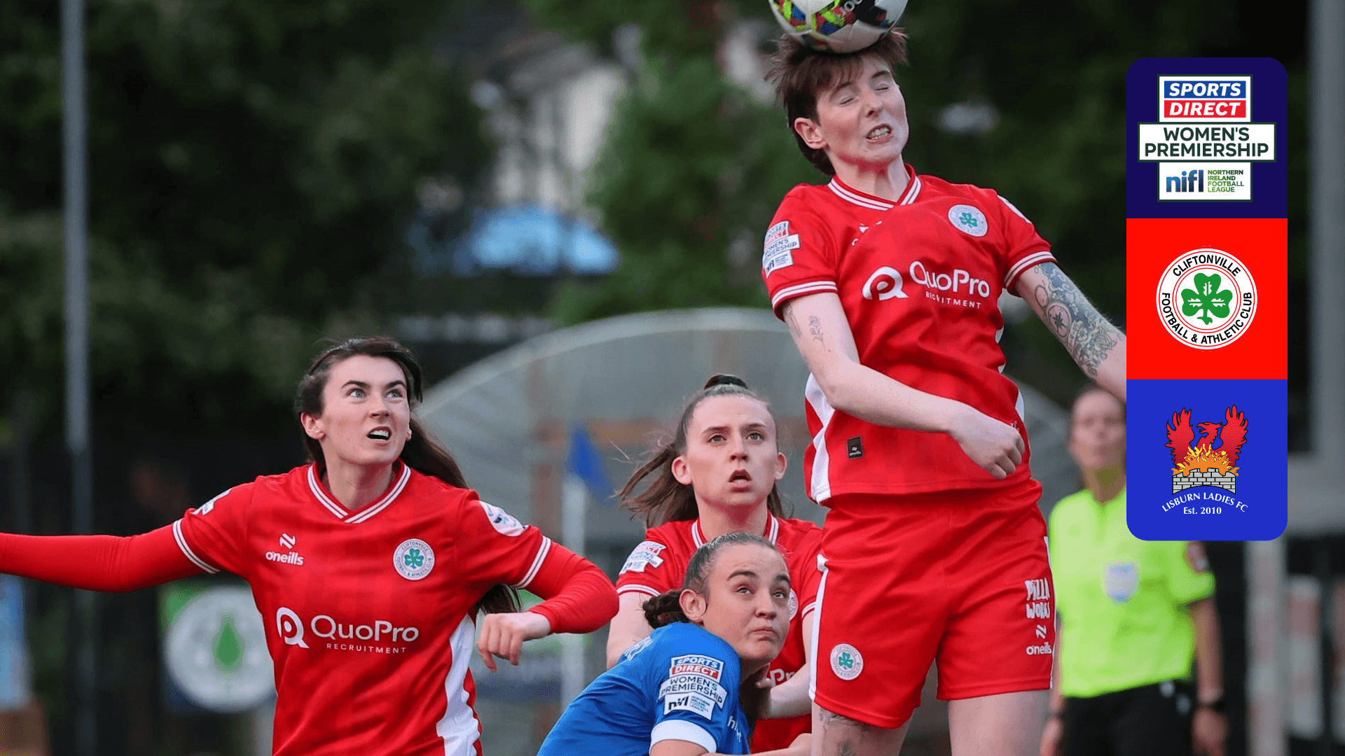 Watch Cliftonville vs. Lisburn Ladies Online | DAZN IO