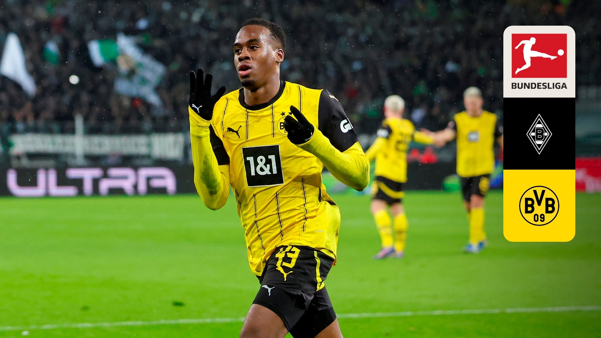 Watch Jamie Gittens | M'gladbach x Dortmund Online | DAZN PT