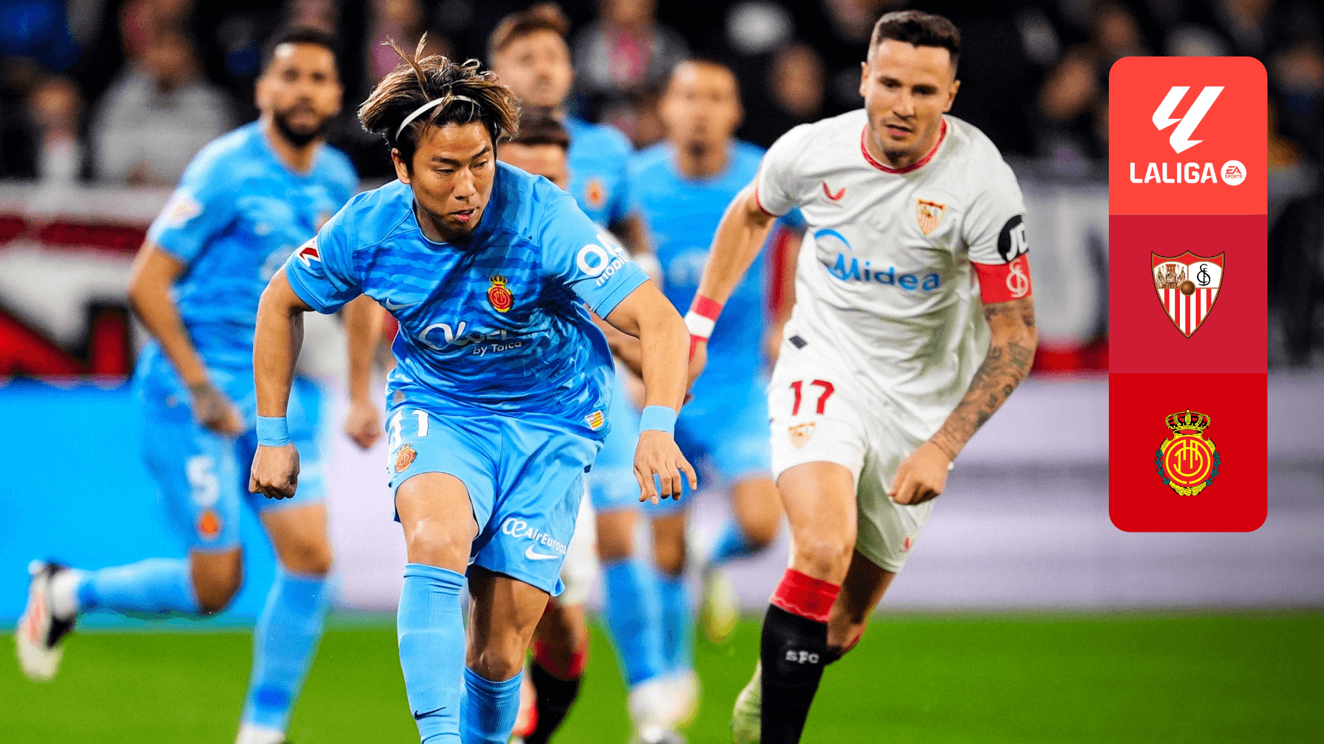Kijk Sevilla FC - RCD Mallorca Live Streams | DAZN BE