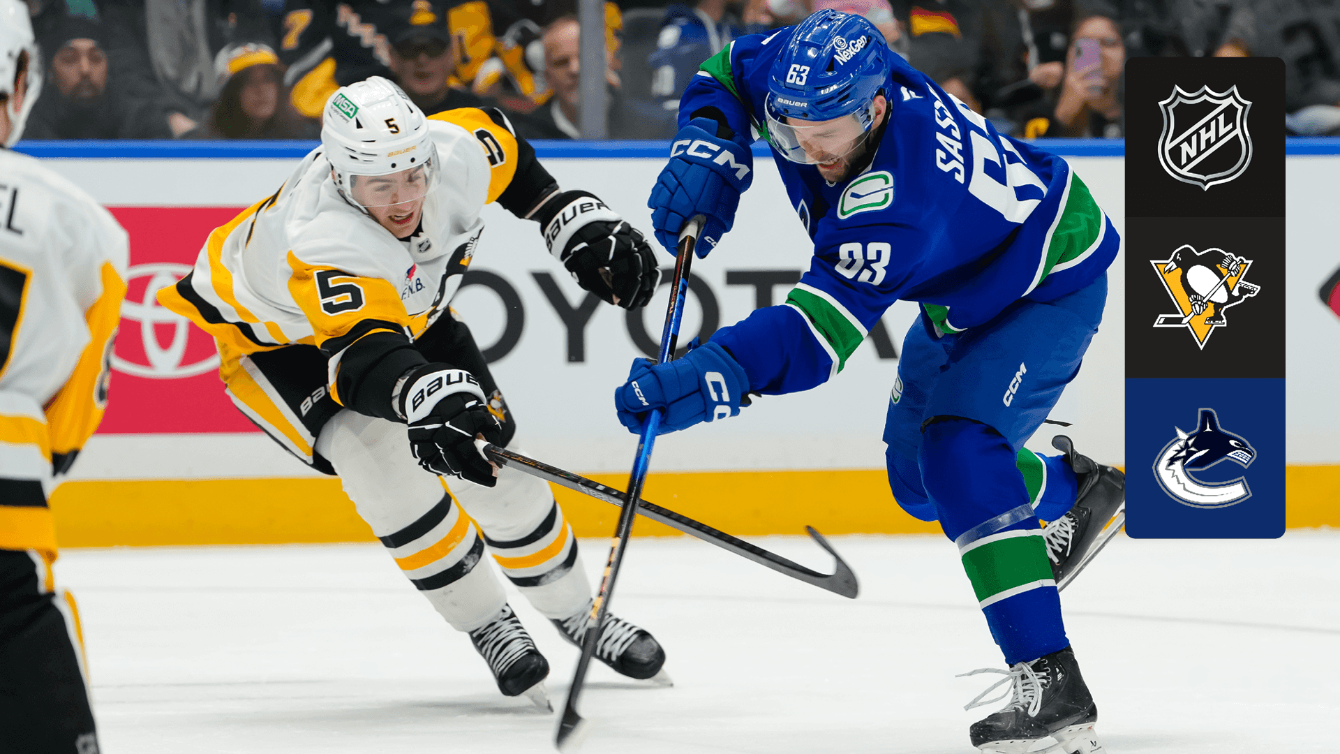 Watch Penguins @ Canucks Live Stream Online | DAZN IT
