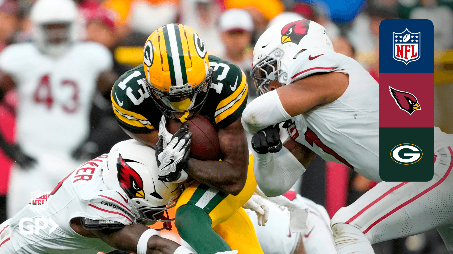 شاهد البث المباشر لـ Cardinals @ Packers | DAZN PS