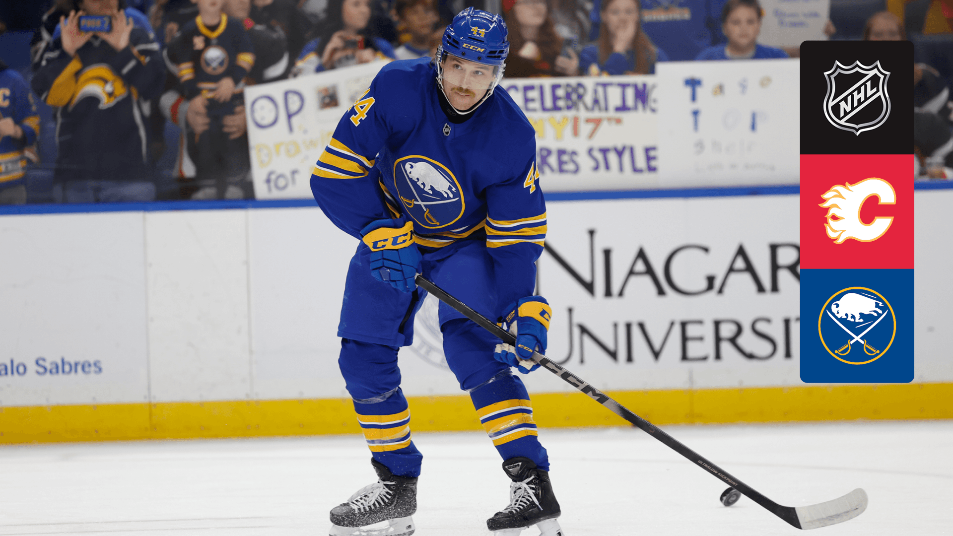 شاهد البث المباشر لـ Flames @ Sabres | DAZN SA