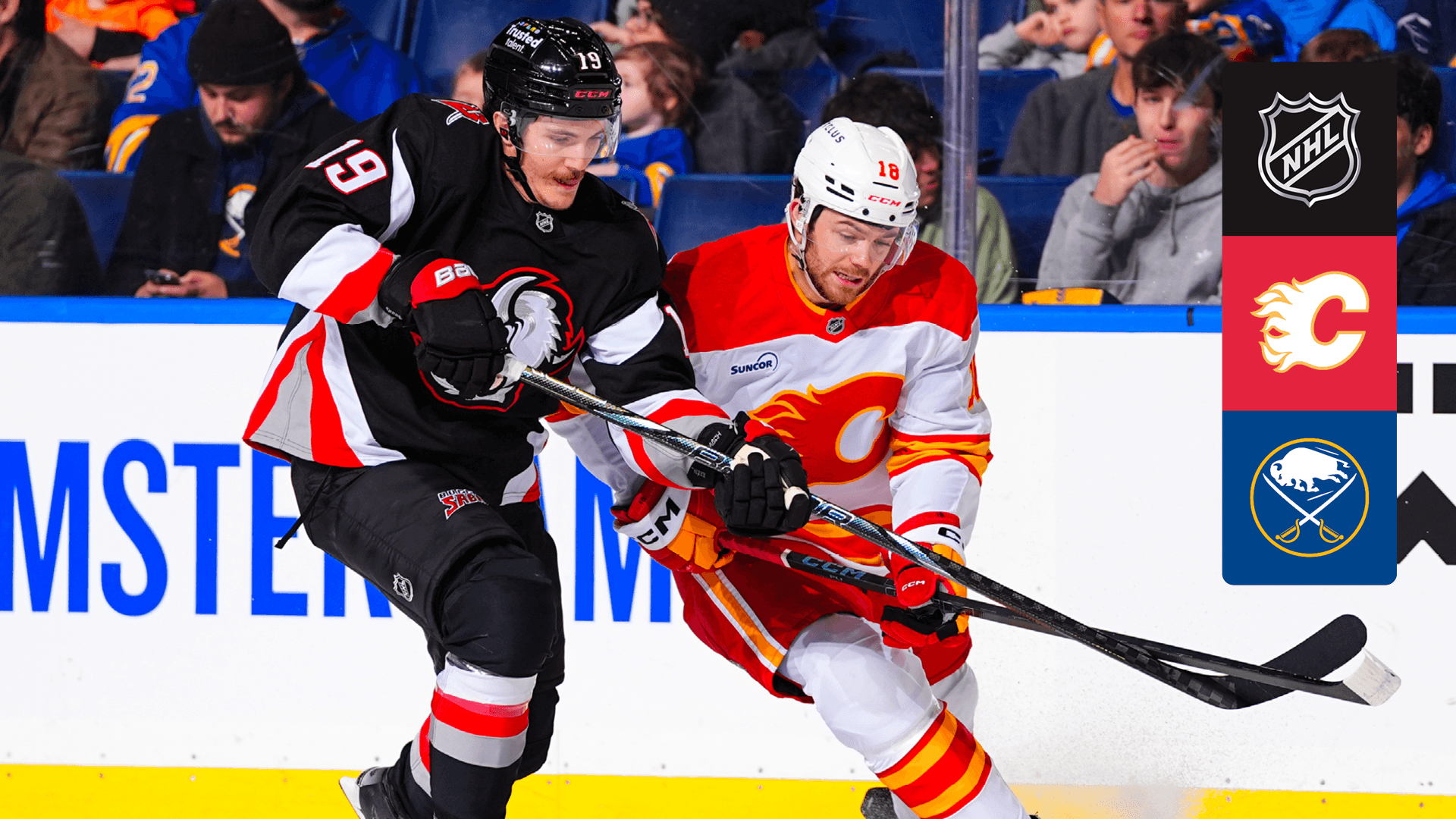 شاهد البث المباشر لـ Flames @ Sabres | DAZN MA