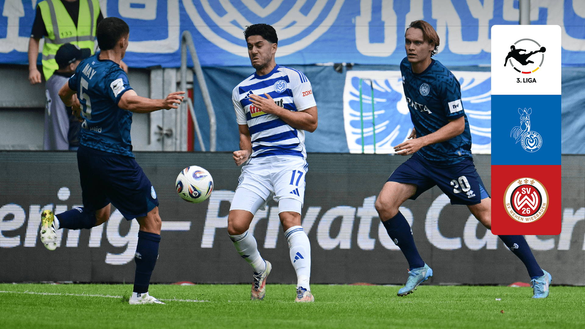 MSV Duisburg - SV Wehen Wiesbaden Live Stream | Jetzt Anmelden | DAZN DE