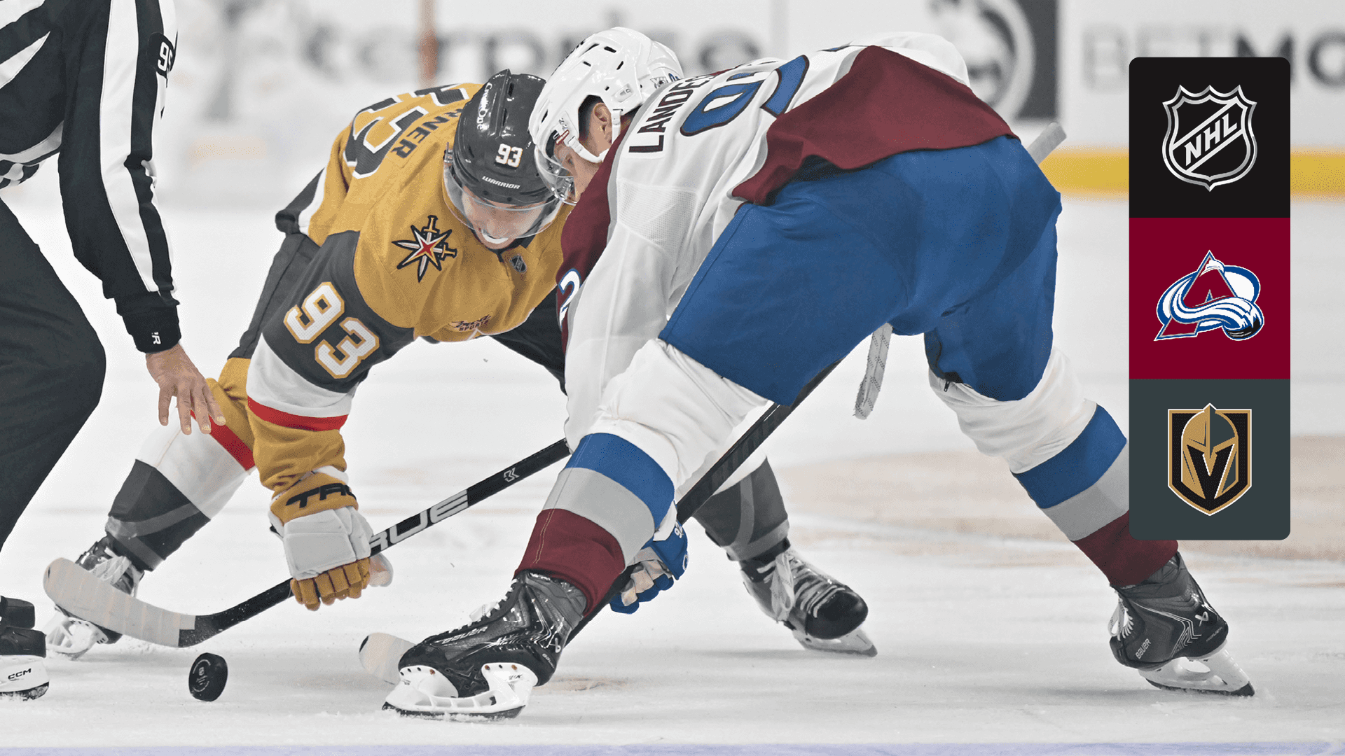 Watch Avalanche @ Golden Knights Live Stream Online | DAZN QA