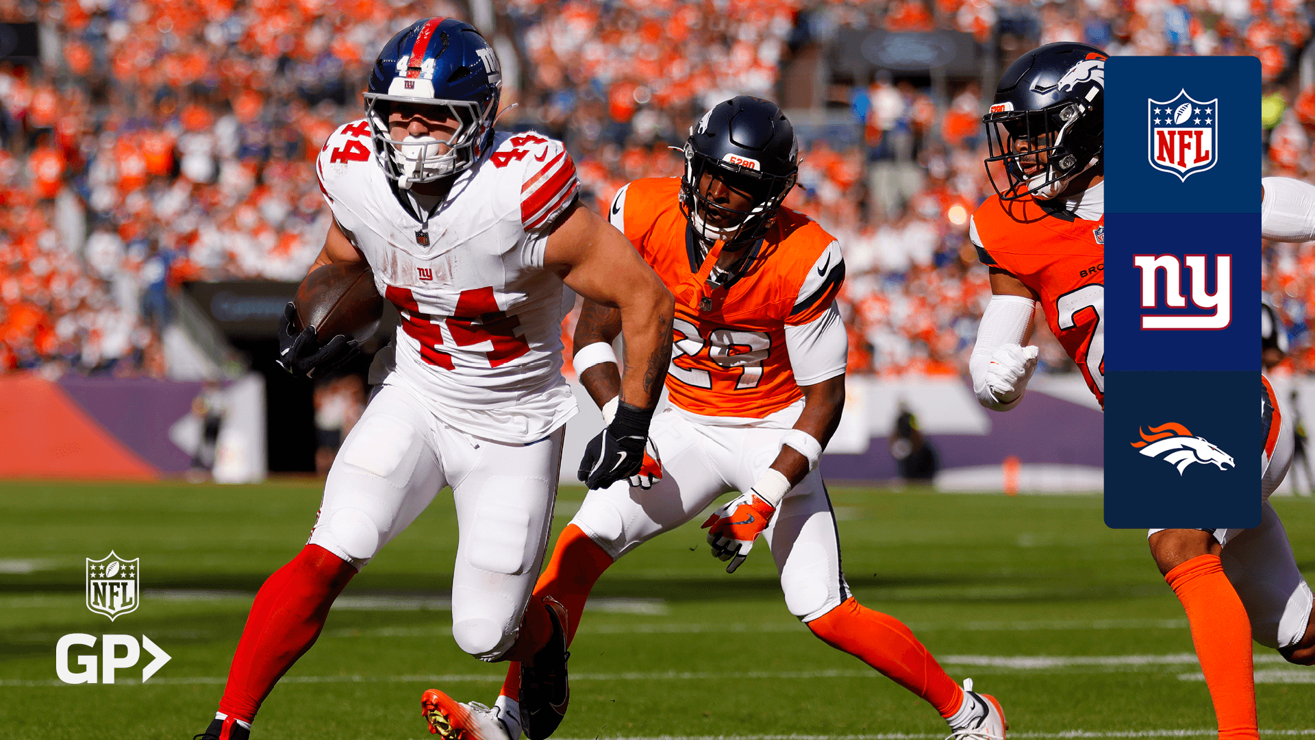 Watch Giants @ Broncos Live Stream Online | DAZN IQ