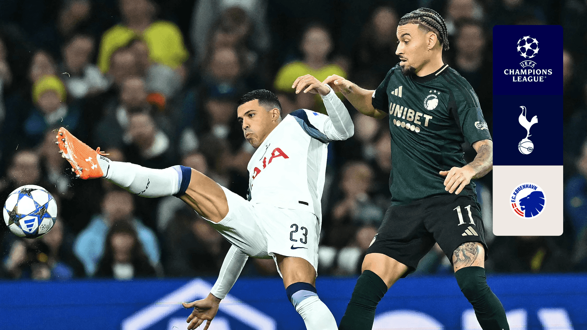 Watch Tottenham Hotspur - København Live Stream Online | DAZN DE