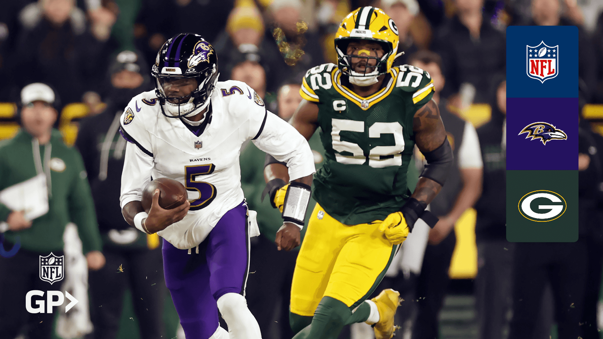 Ver Ravens @ Packers Online en Directo | DAZN MX