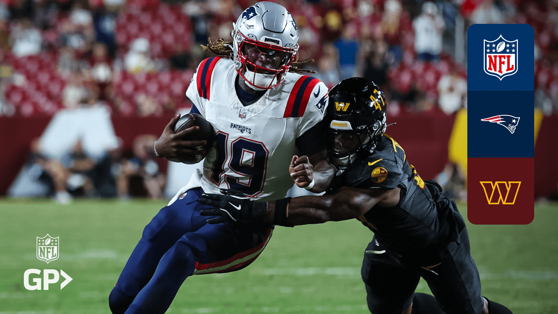 Watch Patriots @ Commanders Live Stream | DAZN MF