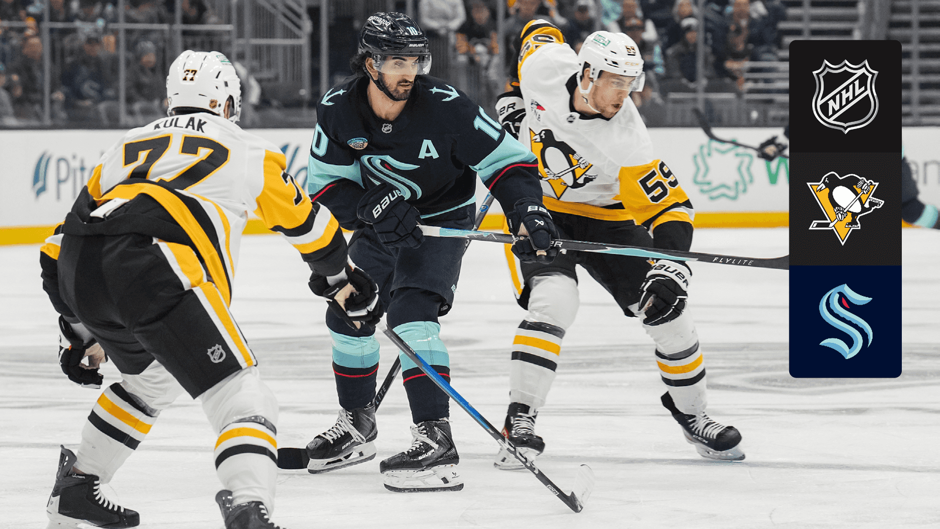 Watch Penguins @ Kraken Live Stream Online | DAZN AE