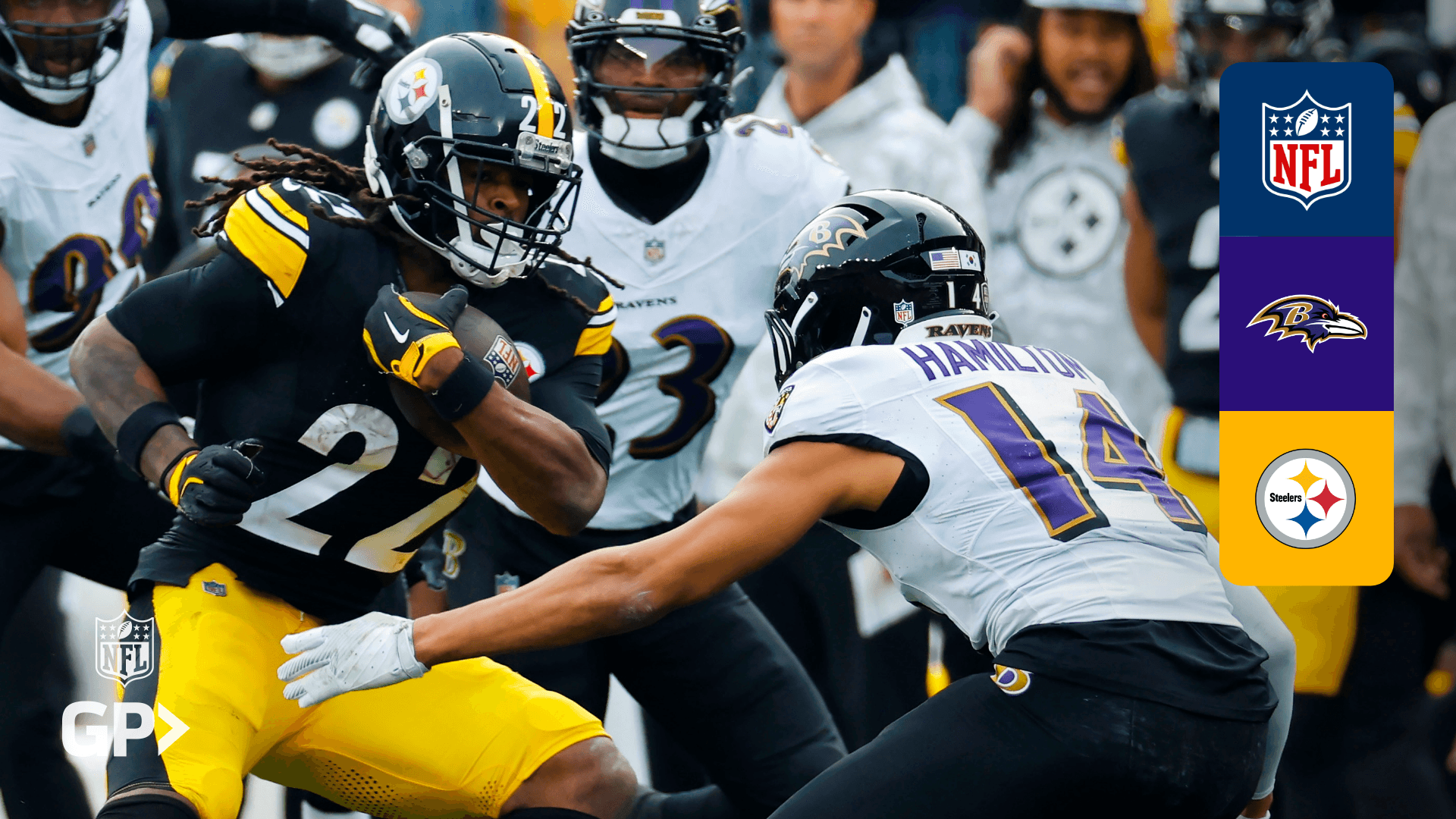 شاهد البث المباشر لـ Ravens @ Steelers | DAZN EG