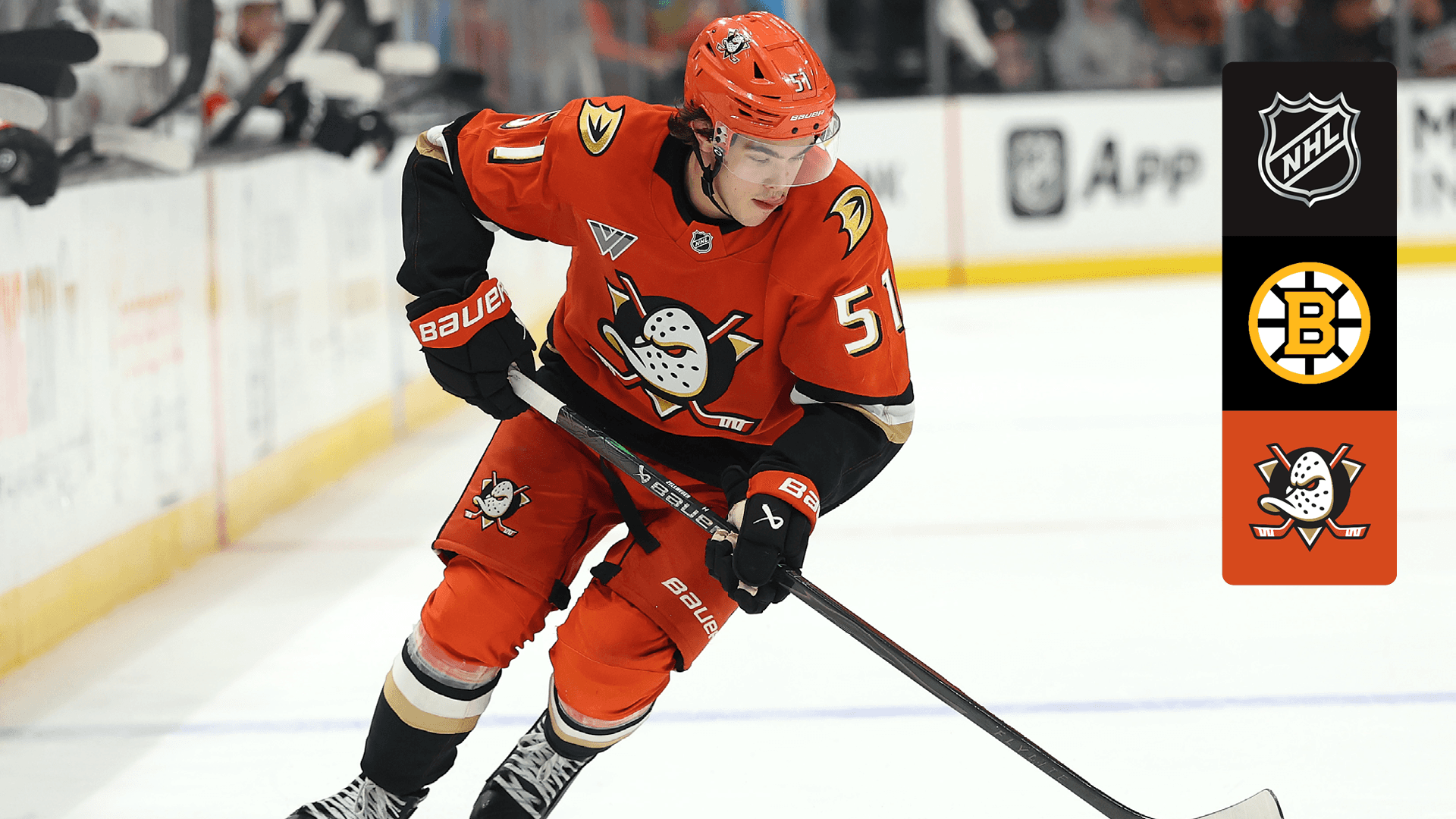 شاهد البث المباشر لـ Bruins @ Ducks | DAZN SA