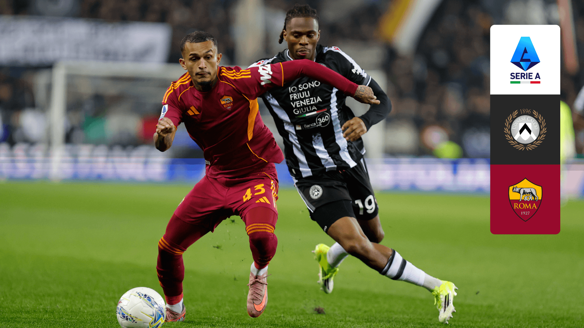 Ver Udinese vs. Roma (en Español) Online en Vivo | DAZN US