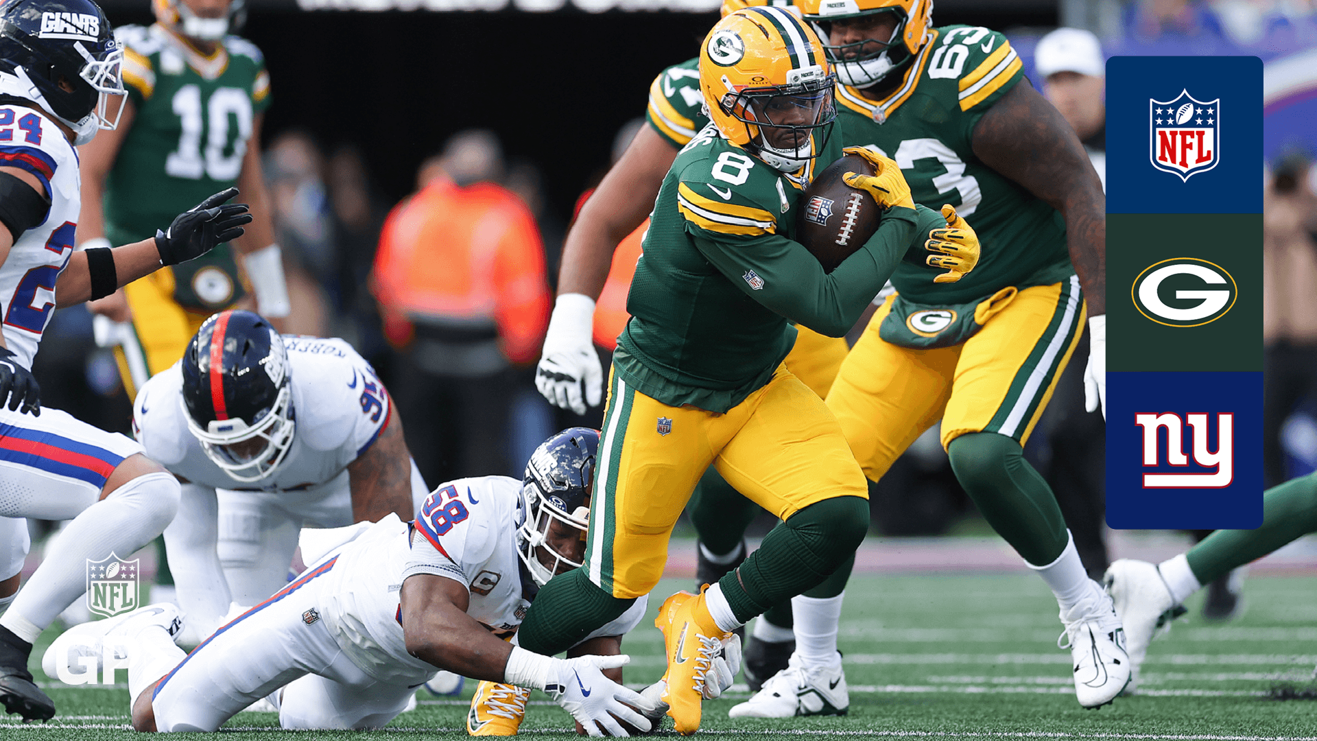 Ver Packers @ Giants (también en español) Online en Directo | DAZN MX