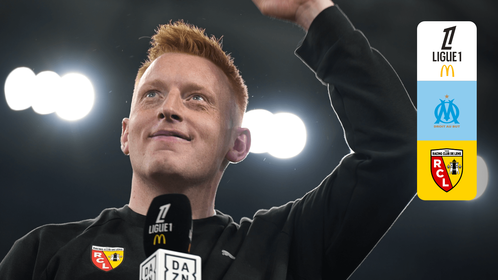 Watch Behind the Scenes : OM vs. RC Lens Online | DAZN FR