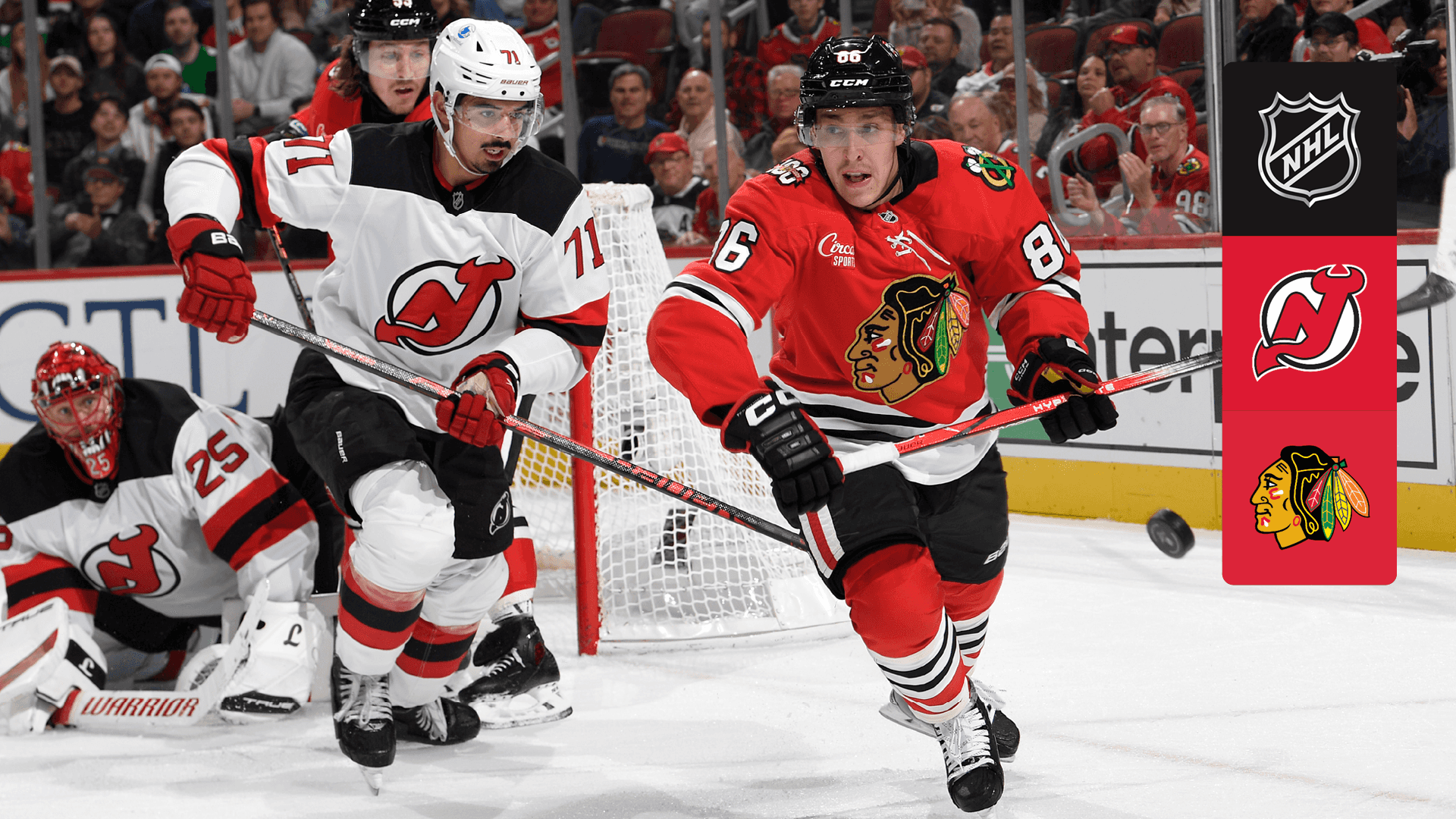 Watch Devils @ Blackhawks Live Stream Online | DAZN CZ