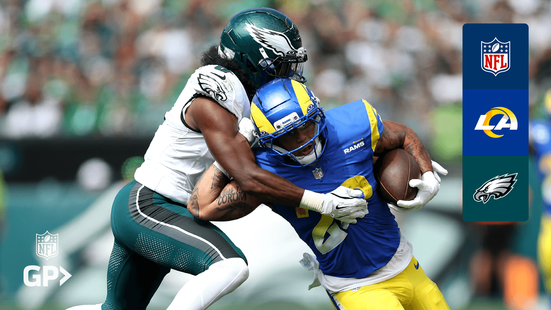 شاهد البث المباشر لـ Rams @ Eagles | DAZN SA