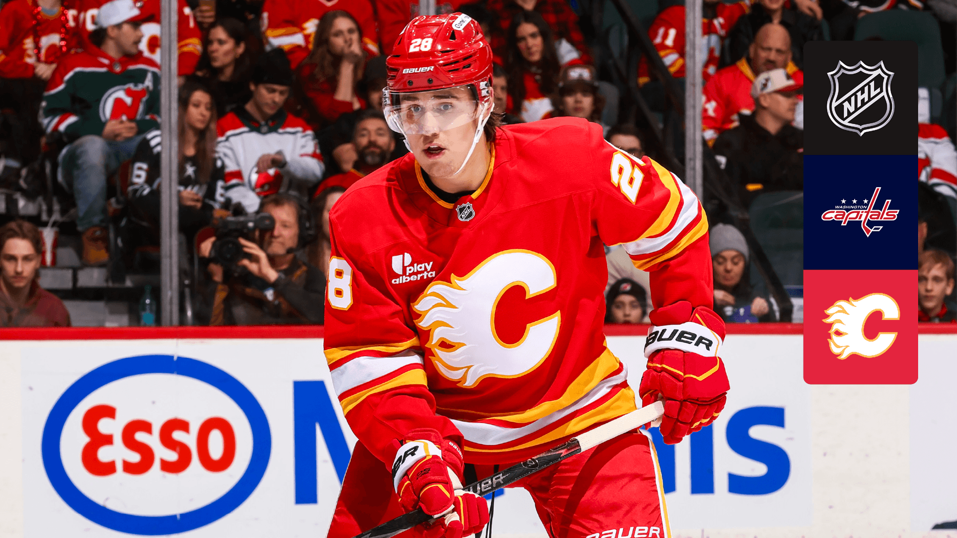 Watch Capitals @ Flames Live Stream Online | DAZN JO