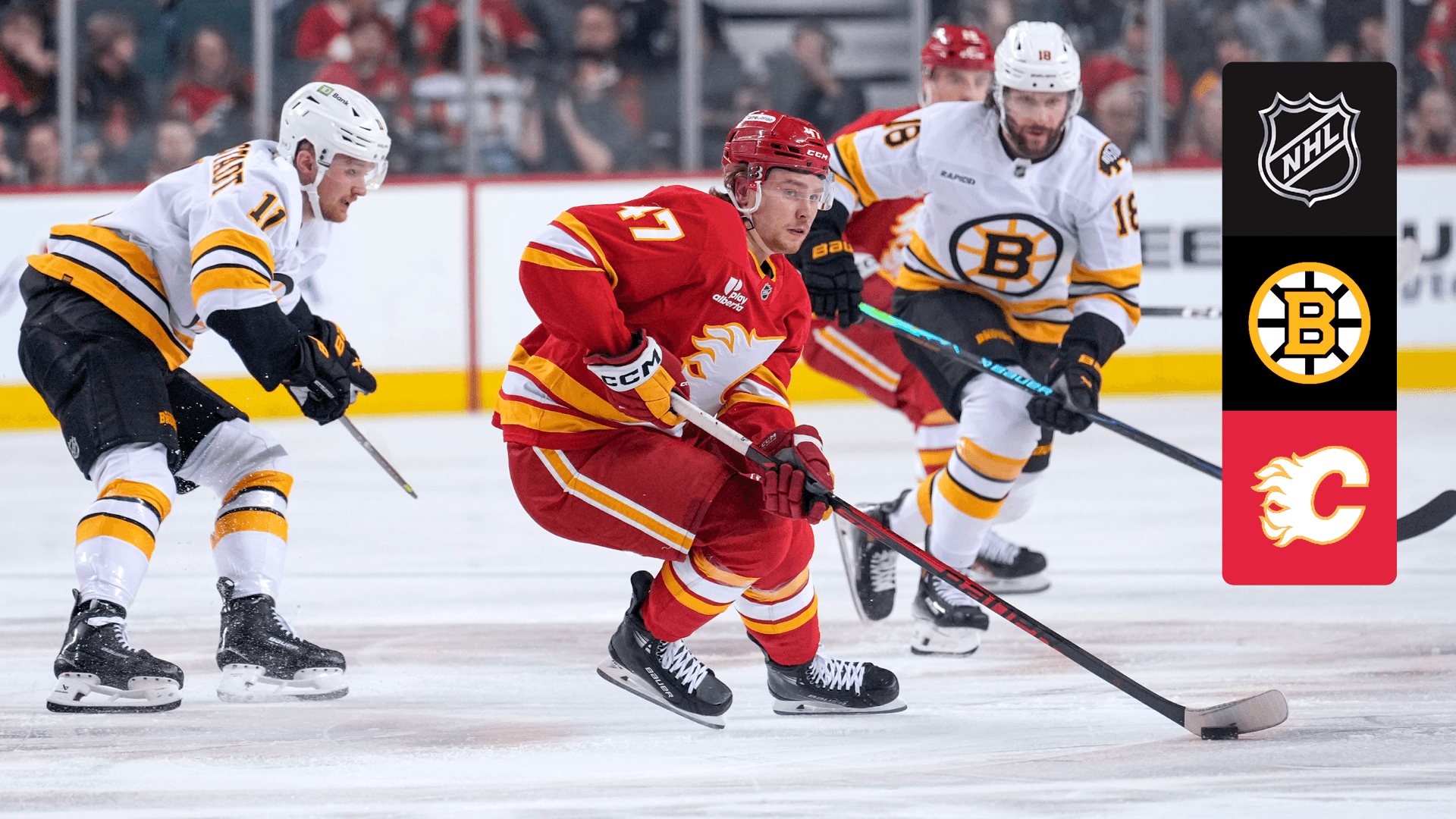 Watch Bruins @ Flames Live Stream Online | DAZN PH